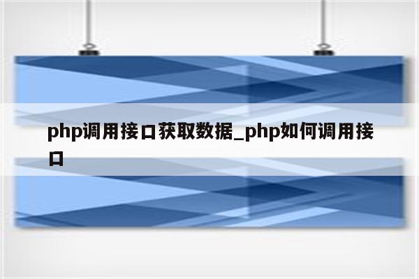 Php调用接口获取数据php如何调用接口 陕西卓智工作室 0744