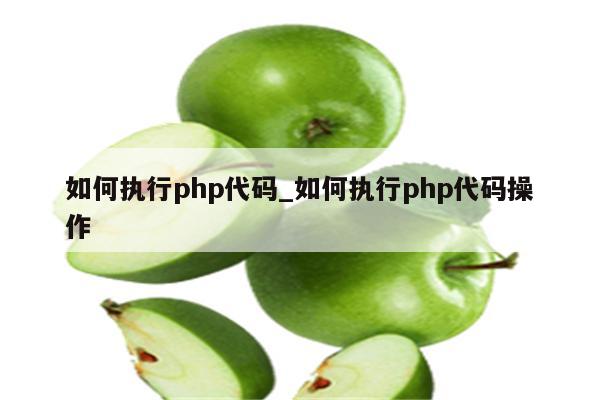 如何执行php代码如何执行php代码操作 陕西卓智工作室