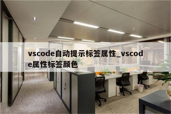 Vscode自动提示标签属性vscode属性标签颜色 陕西卓智工作室 